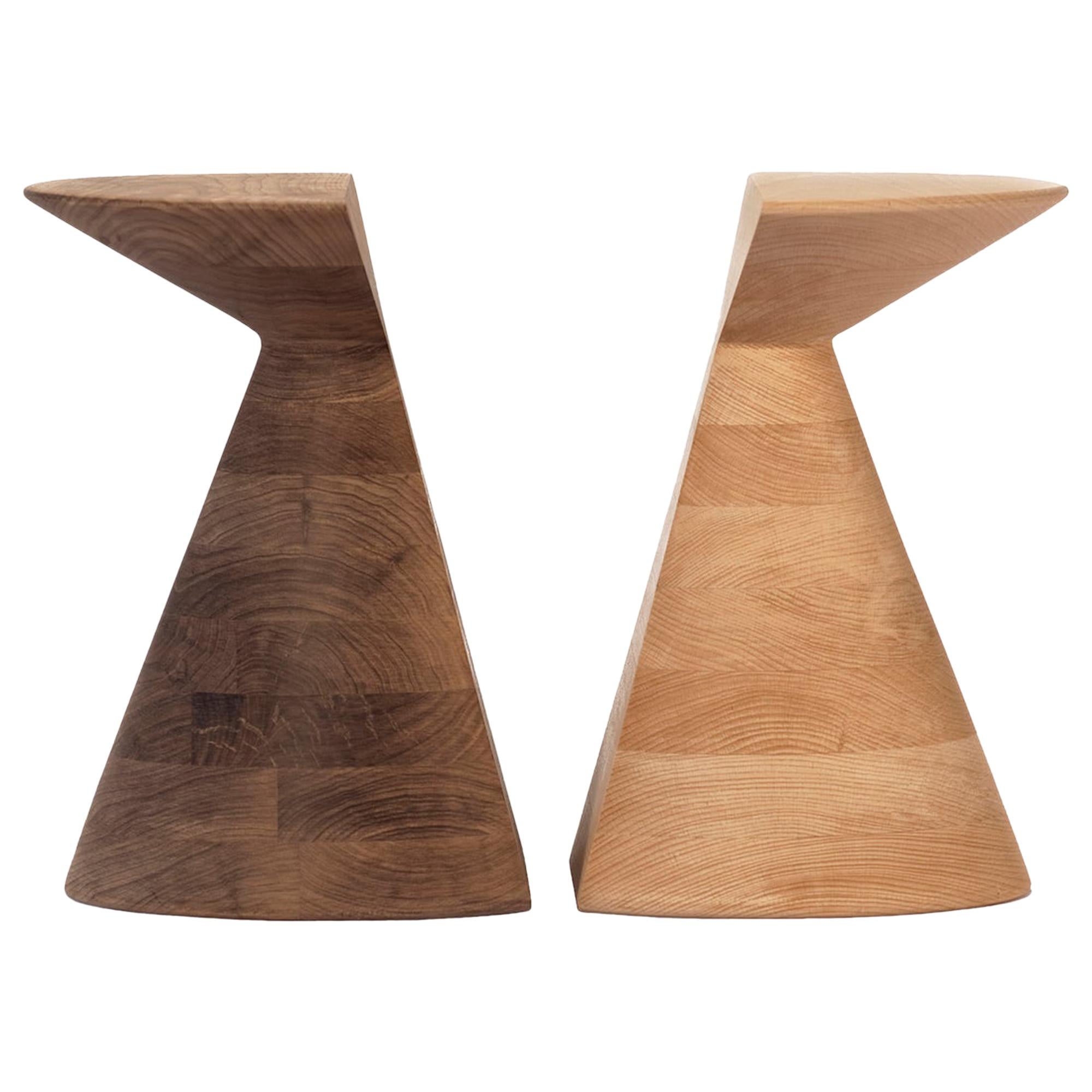 Coventry Stool with Windsor Joinery in Walnut by Studio Dunn, Made to ...