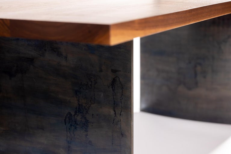 Ban Walnut and Steel Dining Table by Autonomous Furniture For Sale at ...
