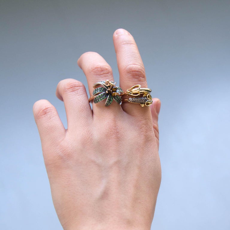 Banana Ring Gold For Sale at 1stDibs