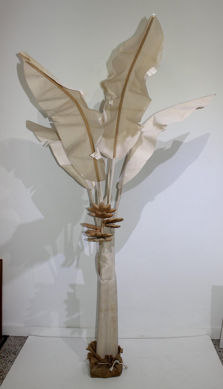 Banana Tree in Canvas and Wood at 1stDibs | canvas banana tree, wooden ...