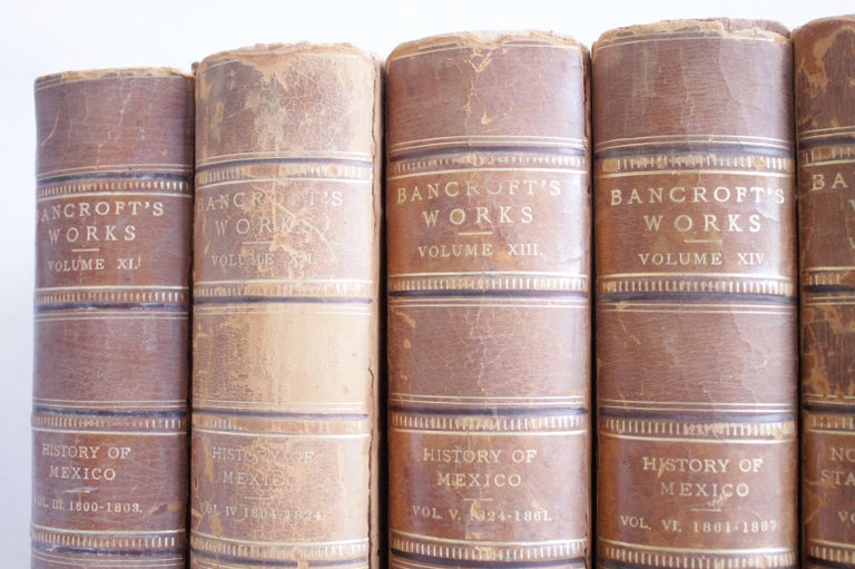 Bancroft Works Antique Leather Bound Books Volume 11 - 20 at 1stDibs