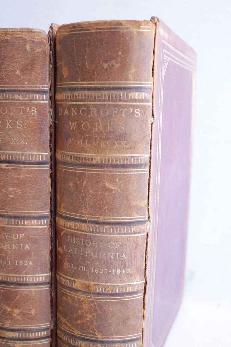 Bancroft Works Antique Leather Bound Books Volume 11 - 20 at 1stDibs