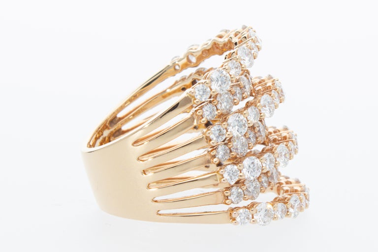 Band Ring with Ct 4.20 of Diamonds For Sale at 1stDibs
