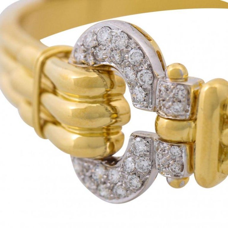 Bangle with 28 Diamonds For Sale at 1stDibs
