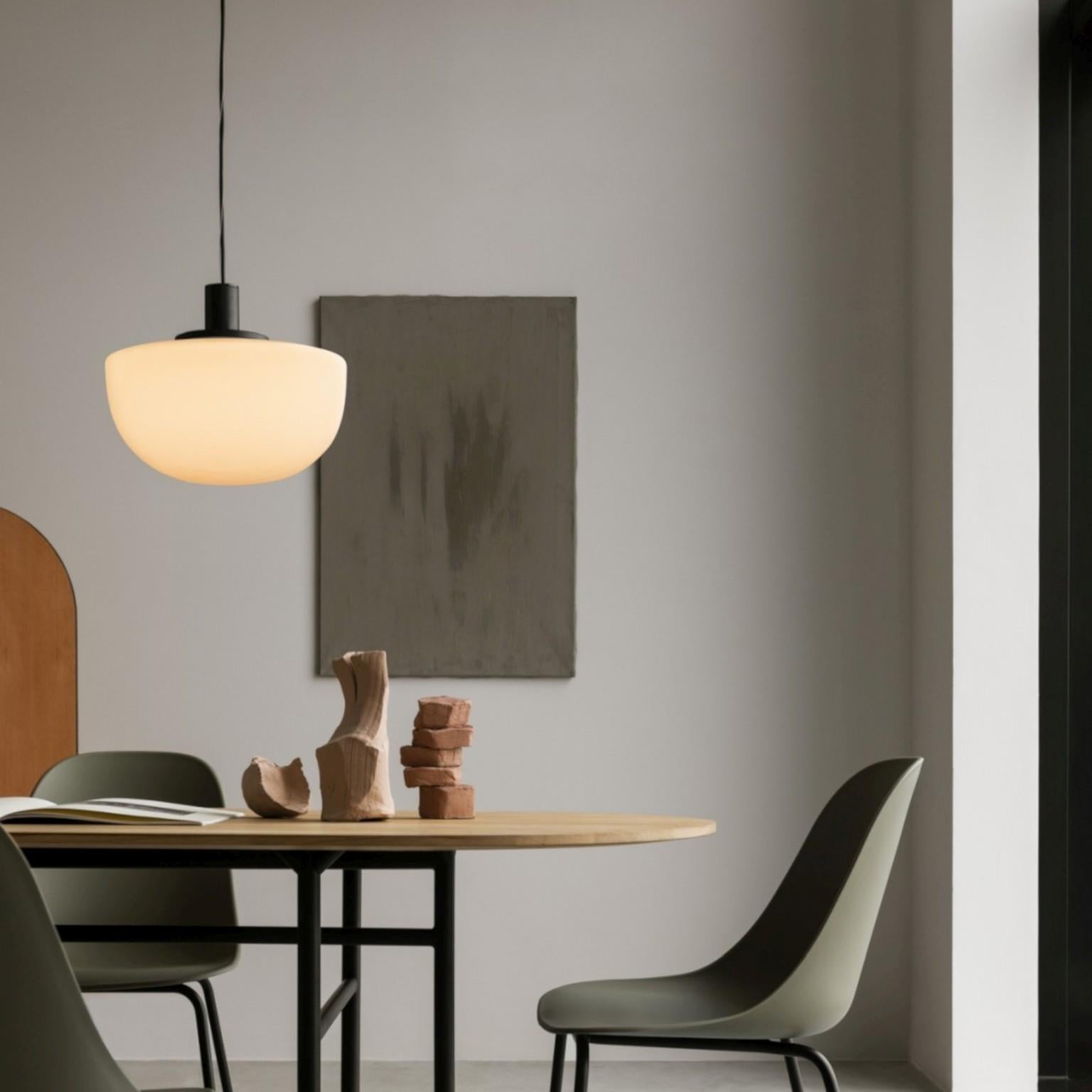 Bank Pendant, Opal Glass by Norm Architects For Sale at 1stDibs