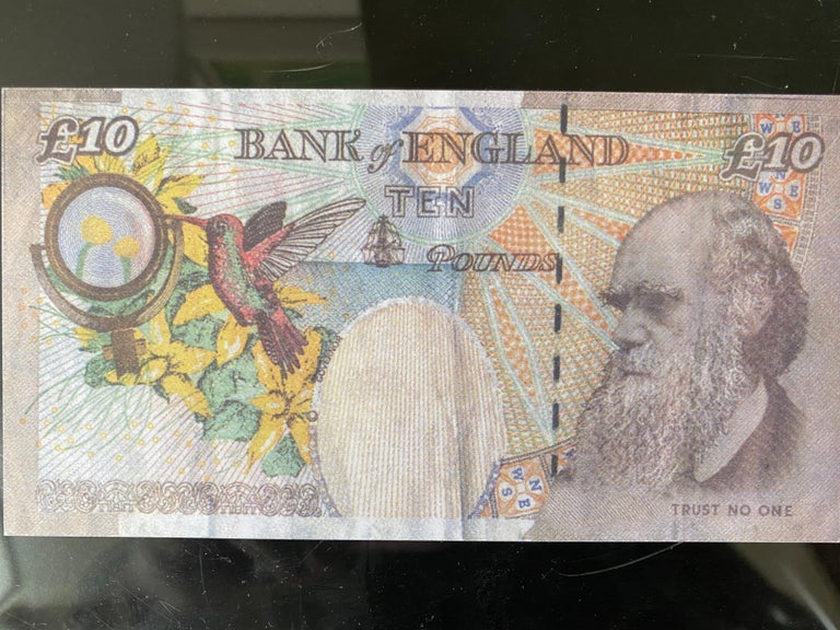 Banksy - Banksy Bi-faced tenner 10 pounds at 1stDibs