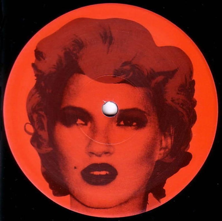 Banksy - Banksy Kate Moss record cover art (Kate Moss Banksy) at 1stDibs