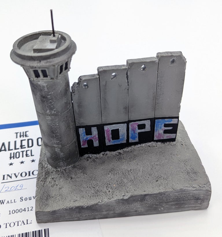 Banksy - HOPE (FROM THE WALLED OFF HOTEL) at 1stDibs | banksy hope ...