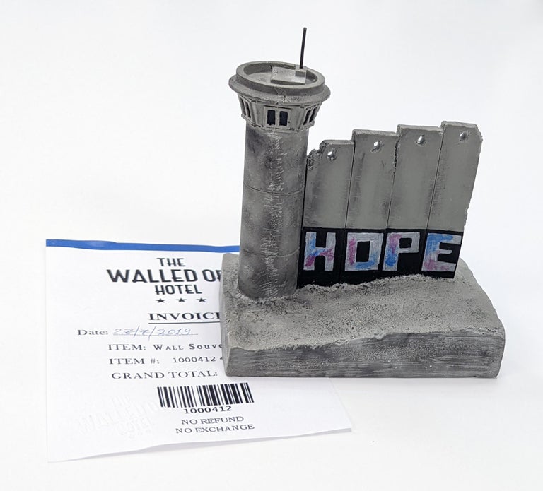 Banksy - HOPE (FROM THE WALLED OFF HOTEL) at 1stDibs | banksy hope ...