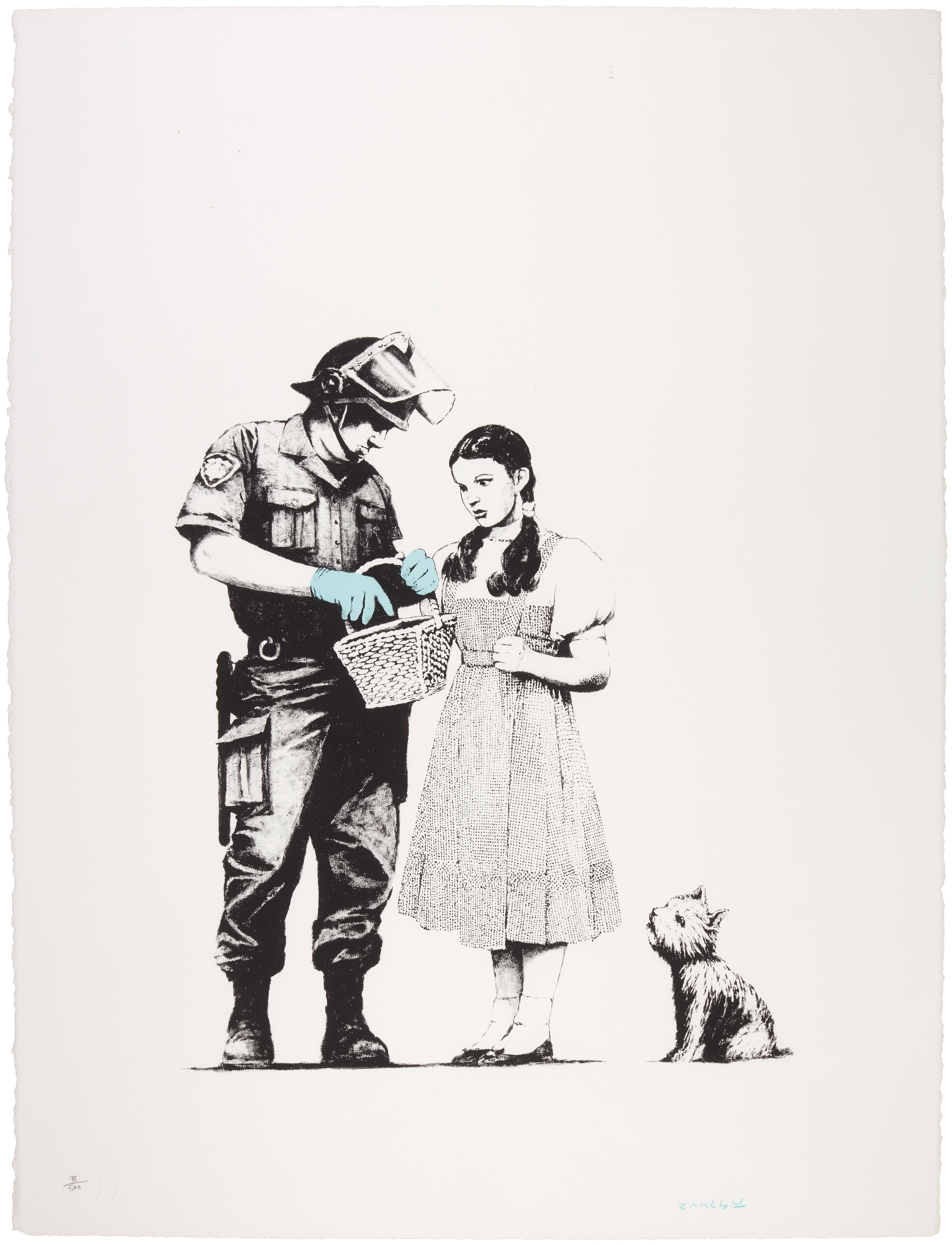 Banksy - Banksy, Queen Victoria - Unsigned, 2003 For Sale at 1stDibs