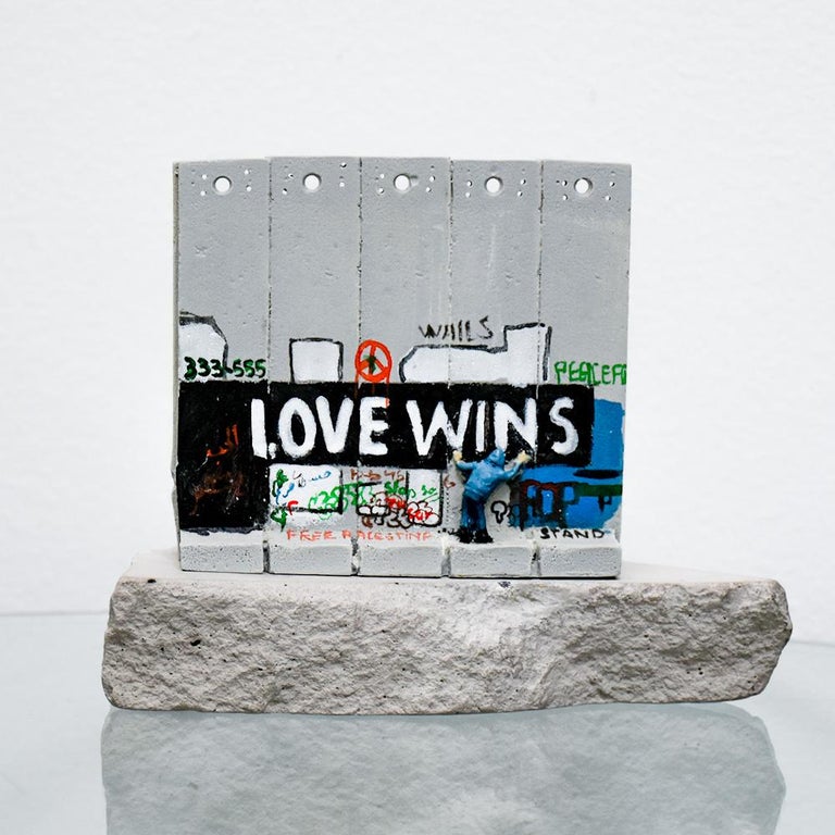 Banksy - BANKSY Walled Off Hotel Love Wins Wall Sculpture For Sale at ...