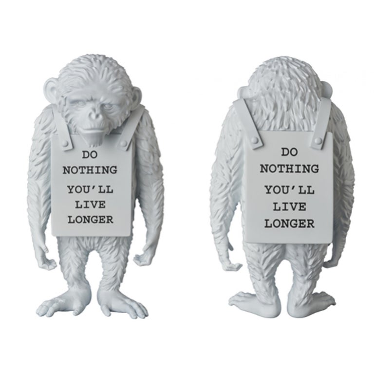 MONKEY SIGN (WHITE) For Sale at 1stDibs