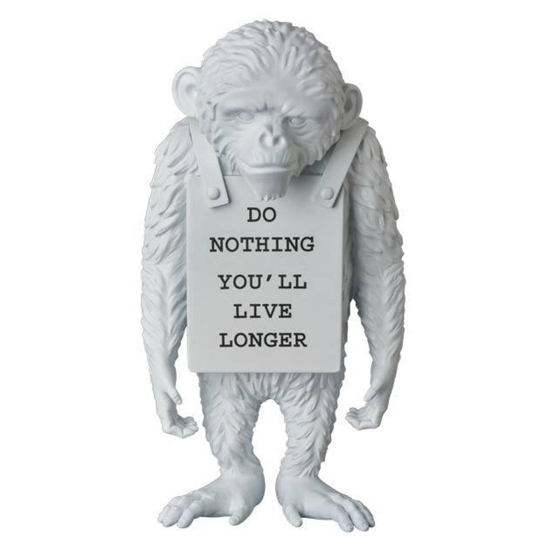 MONKEY SIGN (WHITE) For Sale at 1stDibs