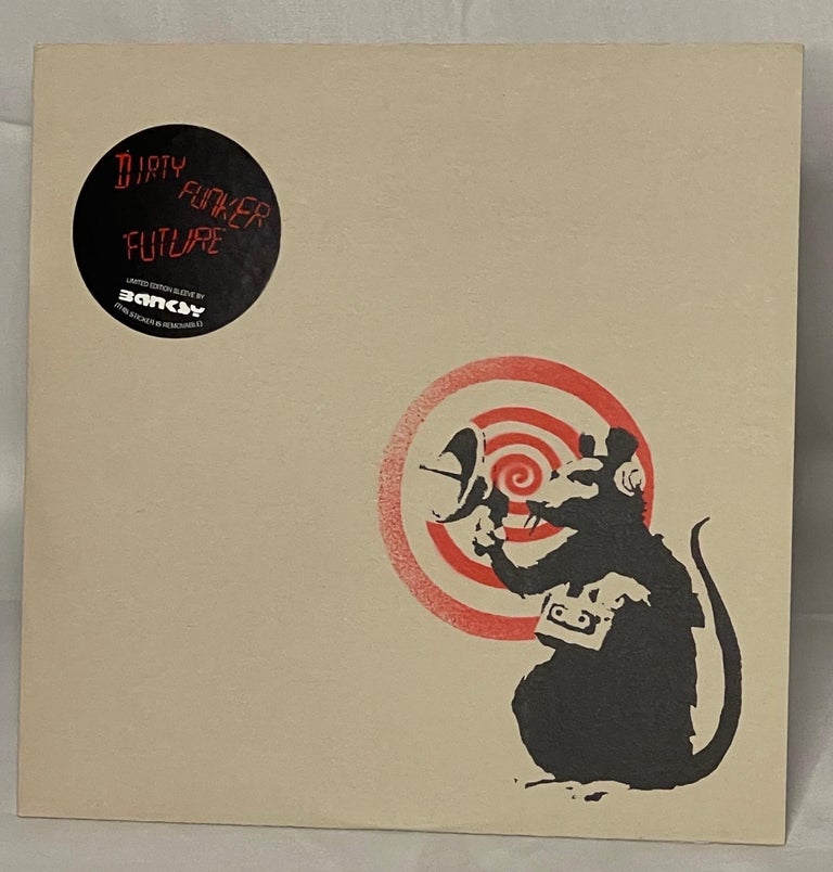 Banksy Dirty Funker Rat Hip Hop Record Album Cover Art For Sale at 1stDibs
