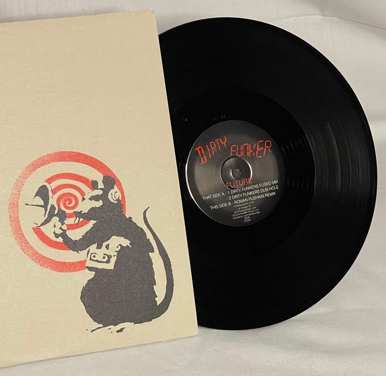 BANKSY Dirty Funker Rat Hip Hop Record Album Cover Art For Sale at 1stDibs