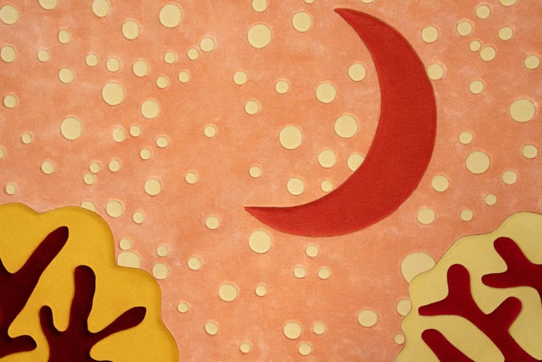 Baobab Saget Orange Scale, Wool Tapestry, by The Haas Brothers For Sale ...