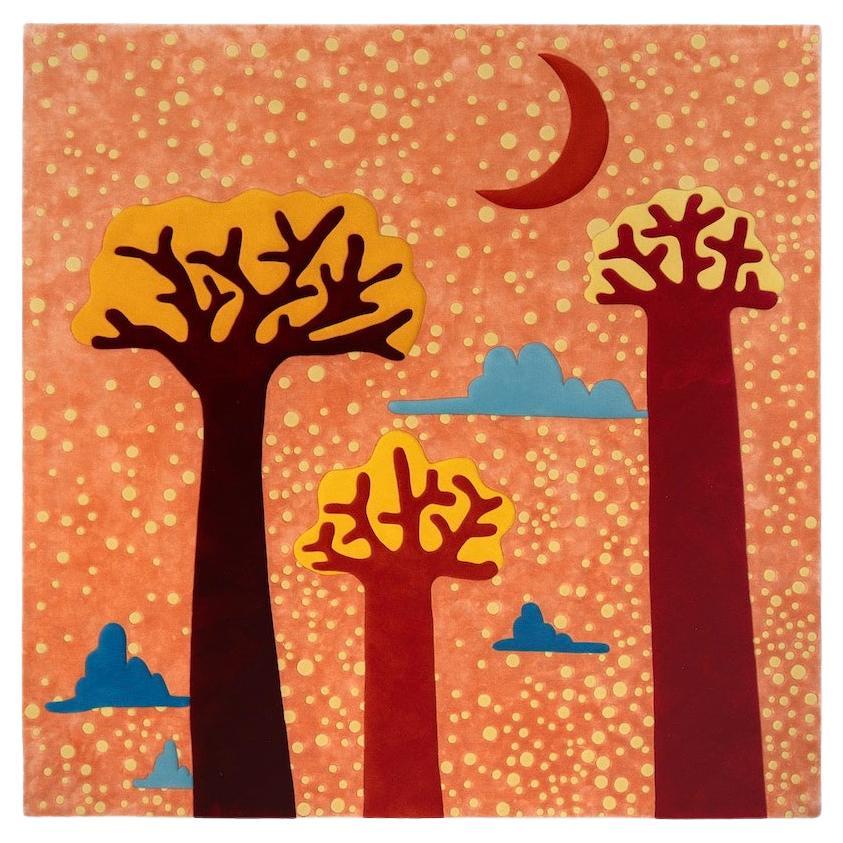 Baobab Saget Orange Scale, Wool Tapestry, by The Haas Brothers For Sale ...