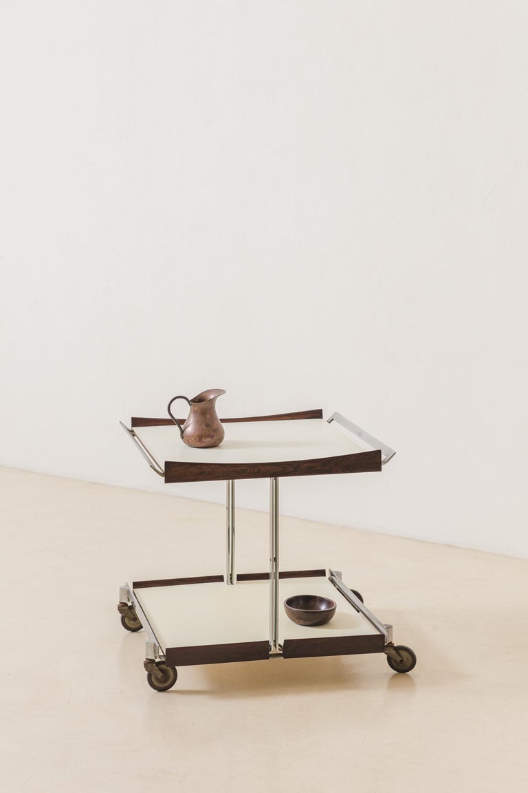 Barwagen von Carlo Hauner und Martin Eisler, 1950er Jahre, Forma S.A ...