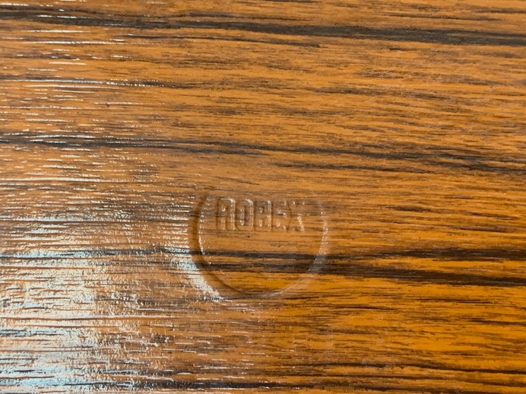 Bar Cart Folding Plastic Faux Wood and Chrome Metal by Robex, Italy ...