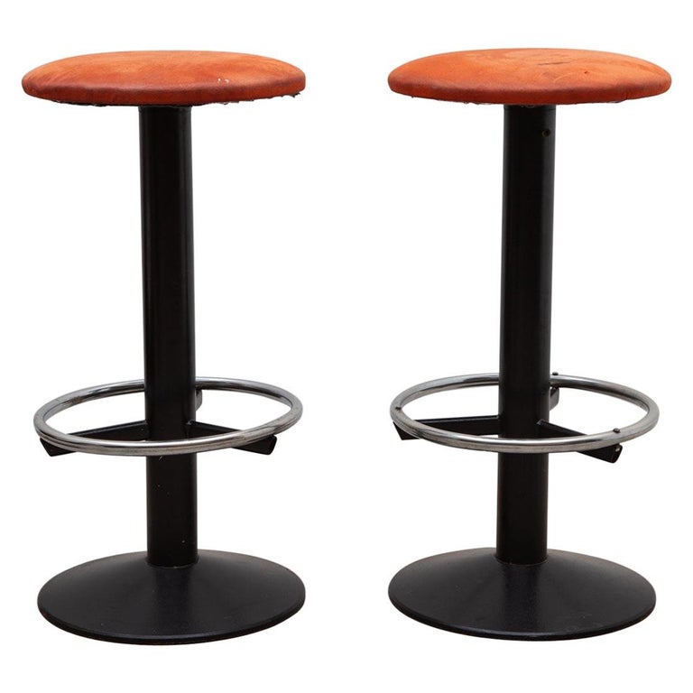 Bar Footstools, 1970s For Sale at 1stDibs