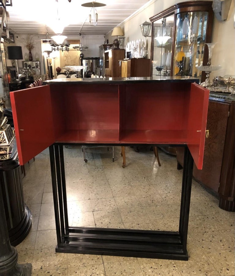 Bar in Art Deco, Wood, Intervened by the Artist Marcelo Peña Year:2021 ...