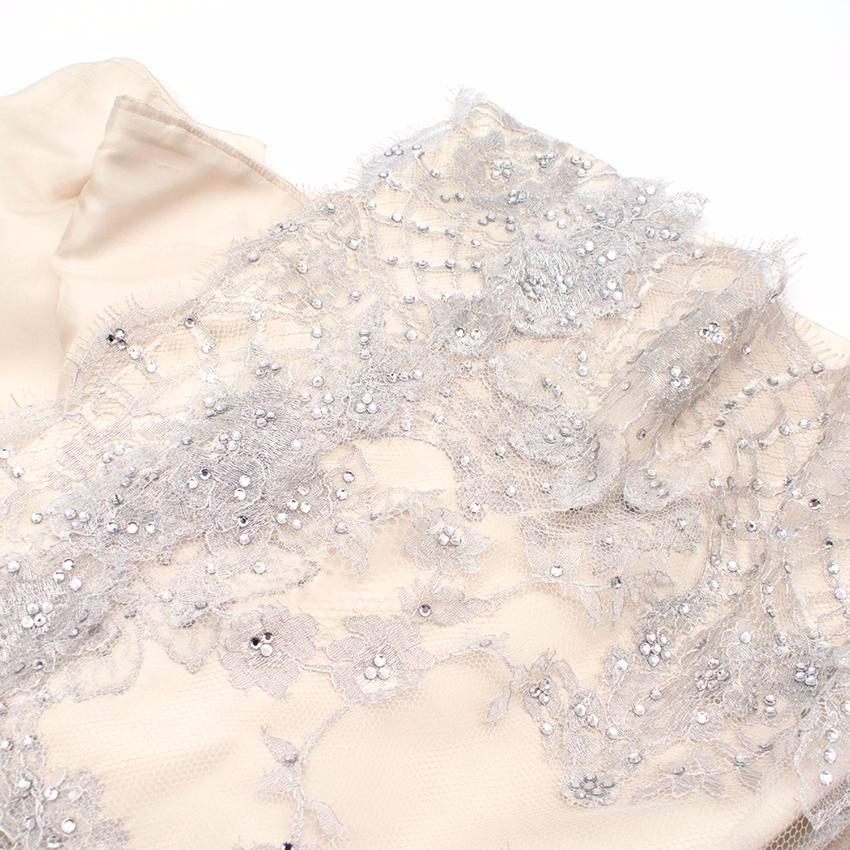 Baracci Haute Couture Lace And Crystals Embellished Gown SIZE S/ US 6 ...