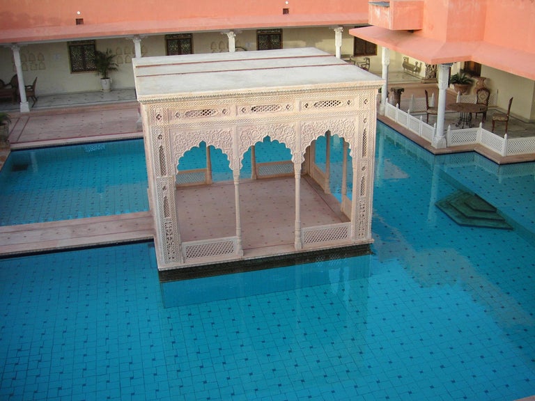 Baradari in White Marble Handcrafted in India For Sale at 1stDibs