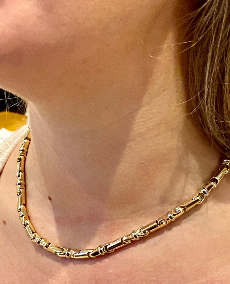 Baraka, Chain, Yellow Gold and White Gold Massieve at 1stDibs | baraka ...