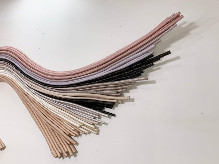 Barbara Barron Textile Fiber Art Sculpture Wall Hanging at 1stDibs