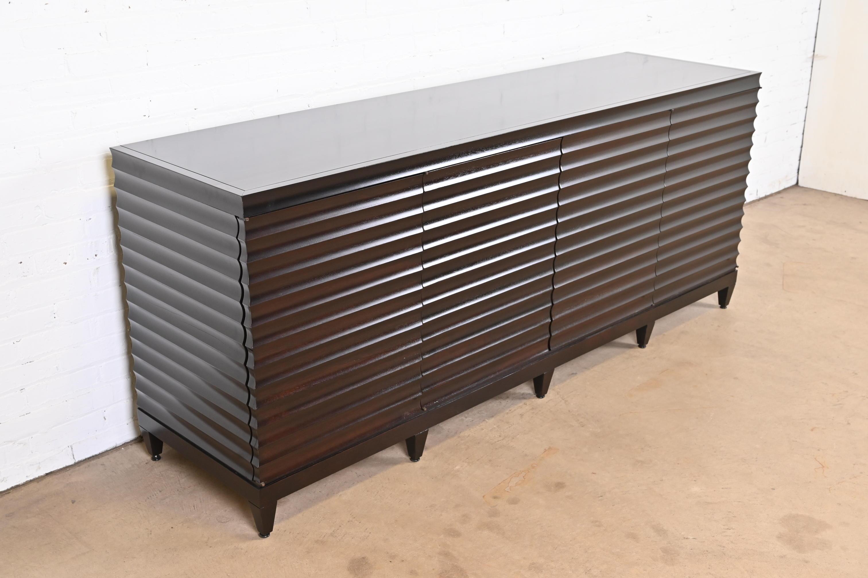 Barbara Barry for Baker Furniture Modern Mahogany Sideboard, Newly ...