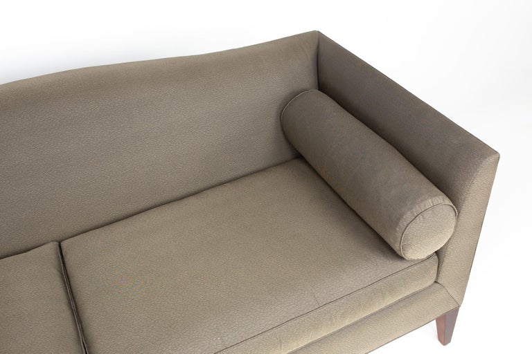 Barbara Barry for Baker Grey 2 Seat Sofa Daybed at 1stDibs | barry sofa