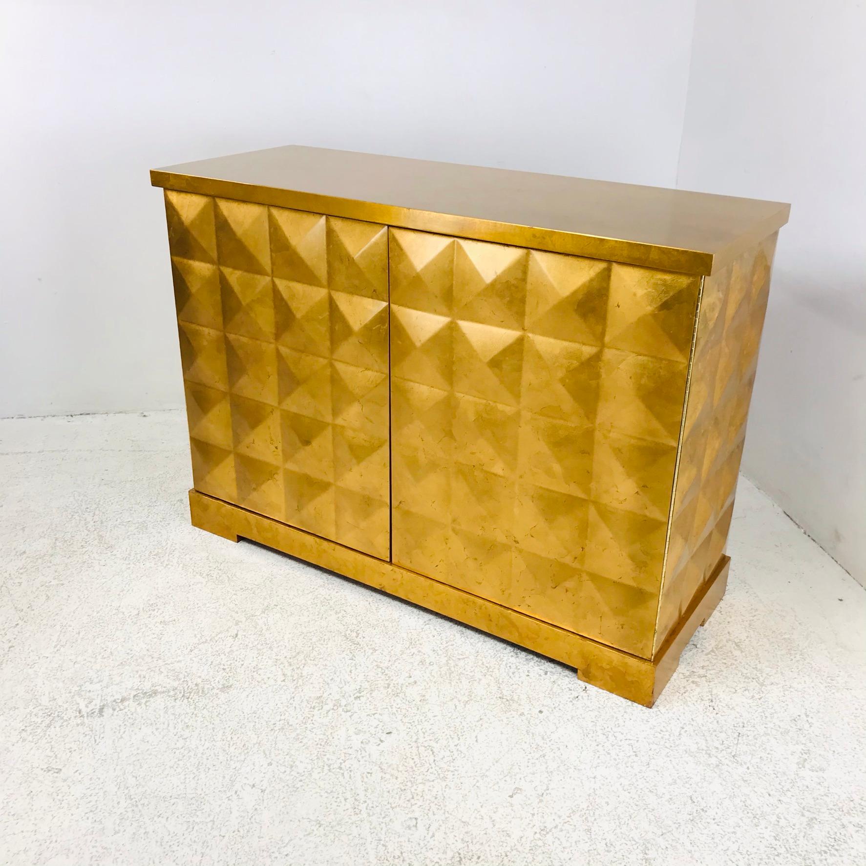 Barbara Barry Gold Leaf Diamond Chest by Baker at 1stDibs | barbara ...