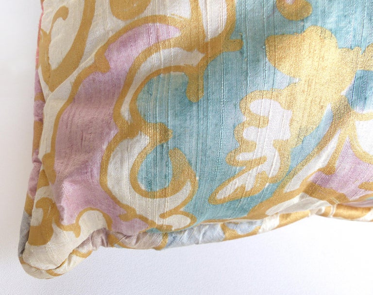 Barbara Beckmann Hand-Printed Silk Pillows, Pairs Available at 1stDibs