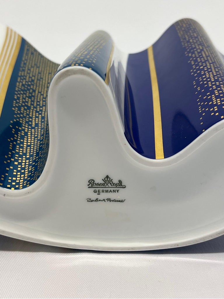 Barbara Brenner Porcelain Vase for Rosenthal For Sale at 1stDibs
