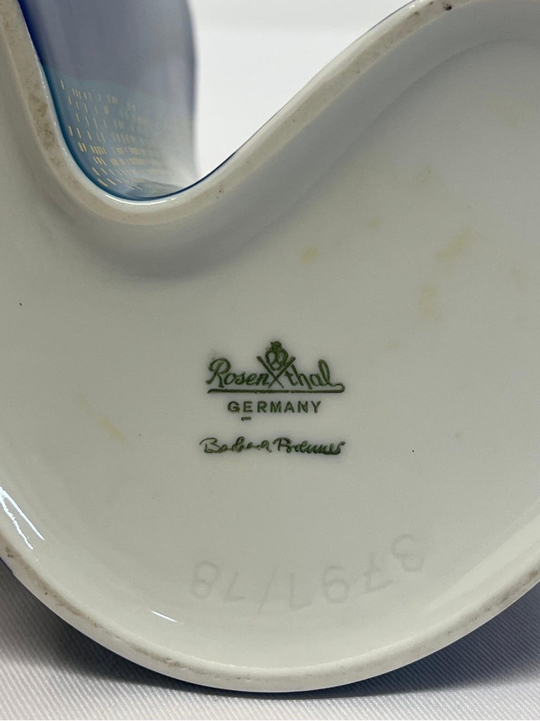 Barbara Brenner Porcelain Vase for Rosenthal For Sale at 1stDibs
