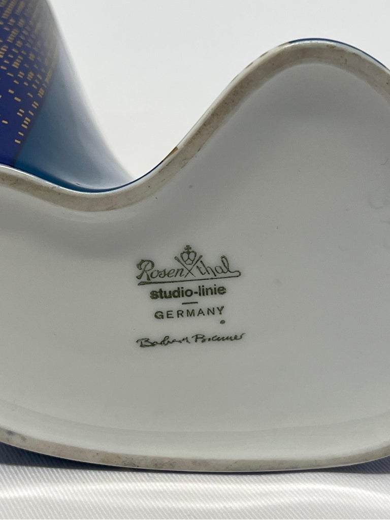 Barbara Brenner Porcelain Vase for Rosenthal For Sale at 1stDibs
