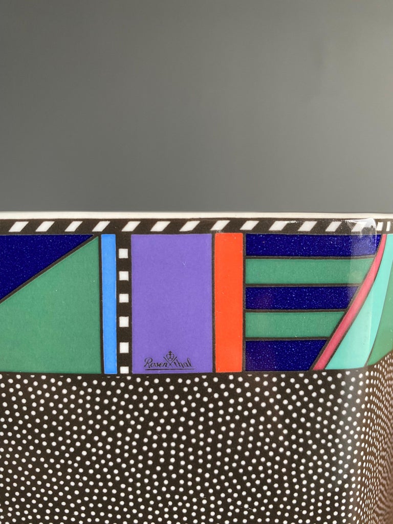 Barbara Brenner Postmodern "Scenario" Bowl for Rosenthal Studio-Linie ...