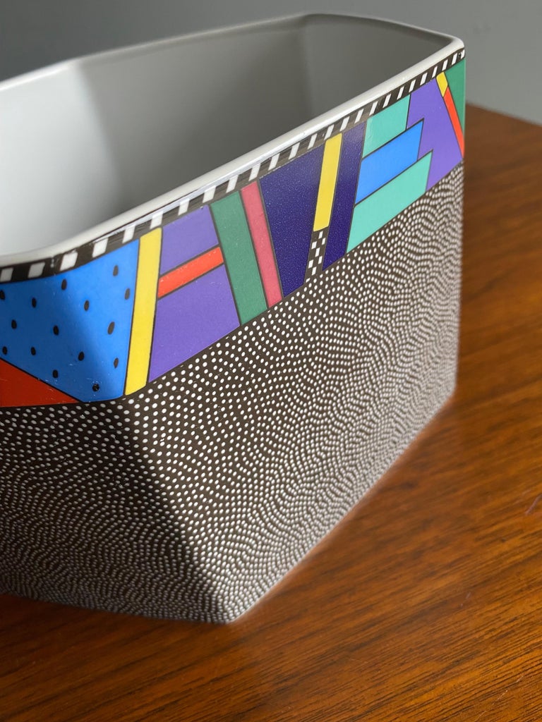 Barbara Brenner Postmodern "Scenario" Bowl for Rosenthal Studio-Linie ...