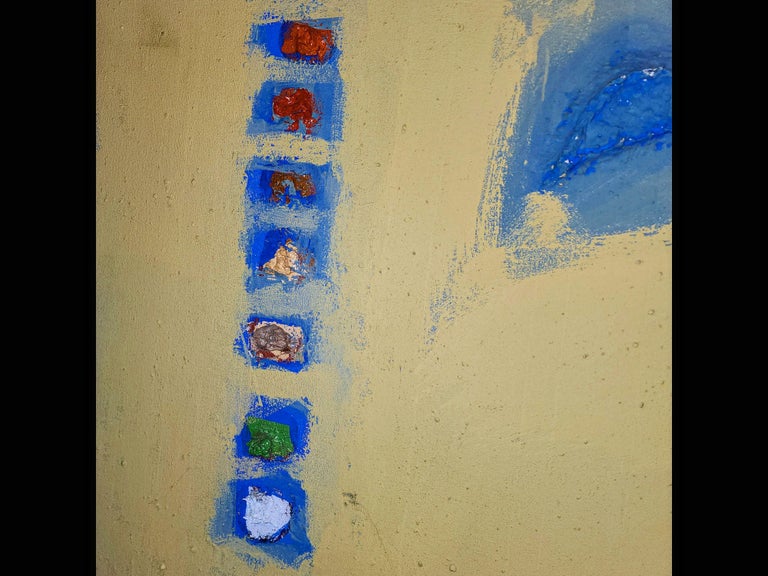 Barbara Coleman Original Mixed Media Titled "Metro City Blocks, " 1982 ...