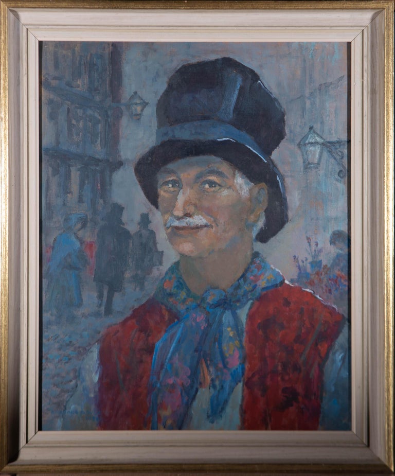 Barbara Doyle - Barbara Doyle (b.1917) - 1996 Oil, Back to Dickensian ...