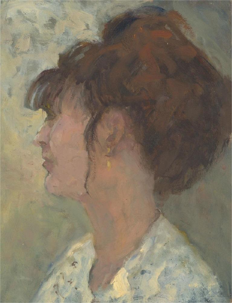 Barbara Doyle - Barbara Doyle (b.1917) - Contemporary Oil, Woman In ...