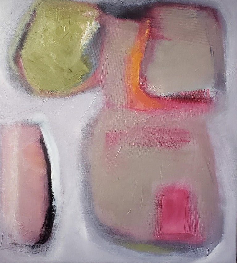 Barbara Ellis - In Pursuit of Quiet 1- Purple and Neutral Toned ...