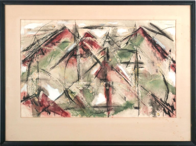 Barbara Farnham Dornbusch - Mid Century Abstracted Sierra Mountains ...
