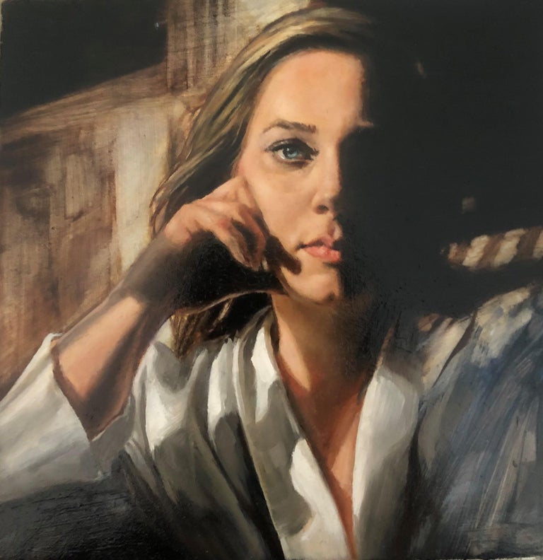 Barbara Hack - "Resolve," Oil Painting at 1stDibs