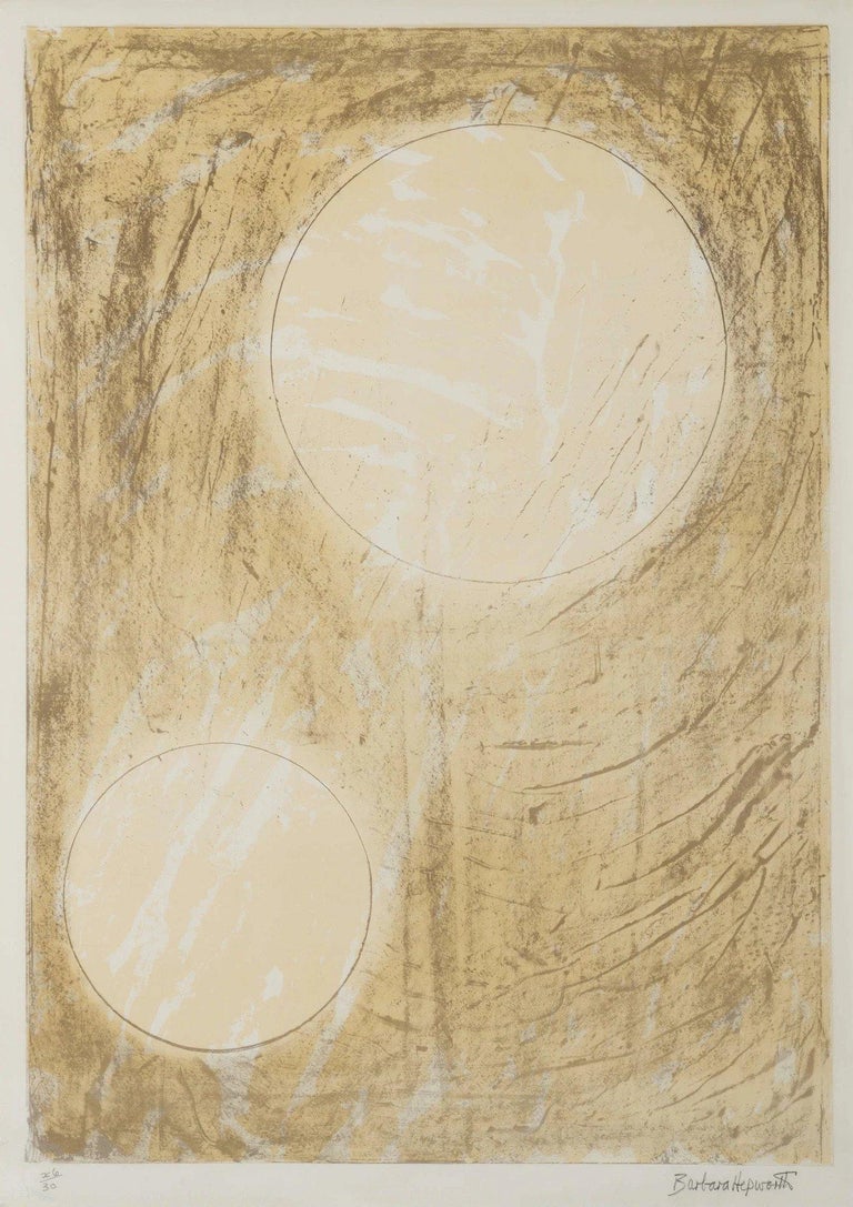 Barbara Hepworth - Sun and Water -- Lithograph, the Aegean Suite by ...