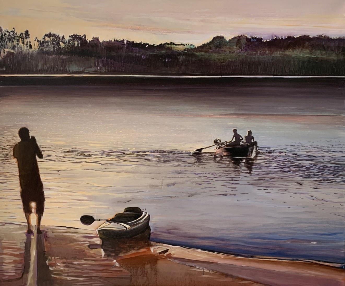 Barbara Hubert - Landscape IV - XXI Century, Painting, Landscape at 1stDibs