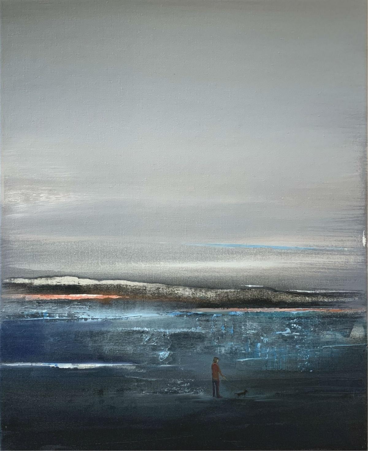 Barbara Hubert - Dawn - XXI Century contemporary oil figurative ...