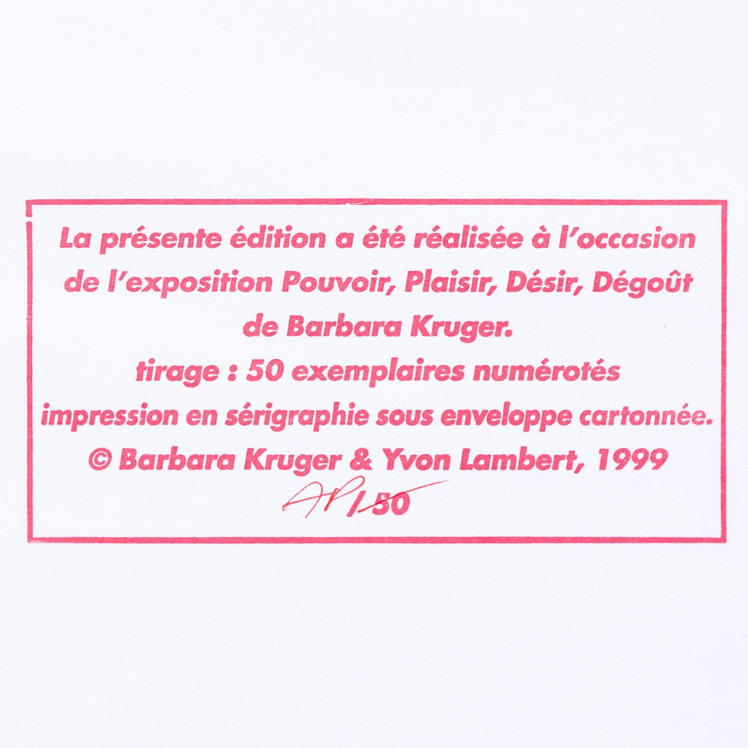 Barbara Kruger - Don't Make Me Angry at 1stDibs | barbara kruger ...