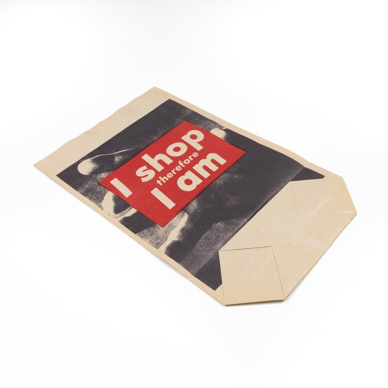 Barbara Kruger - Barbara Kruger, I Shop Therefore I Am - Printed Paper ...