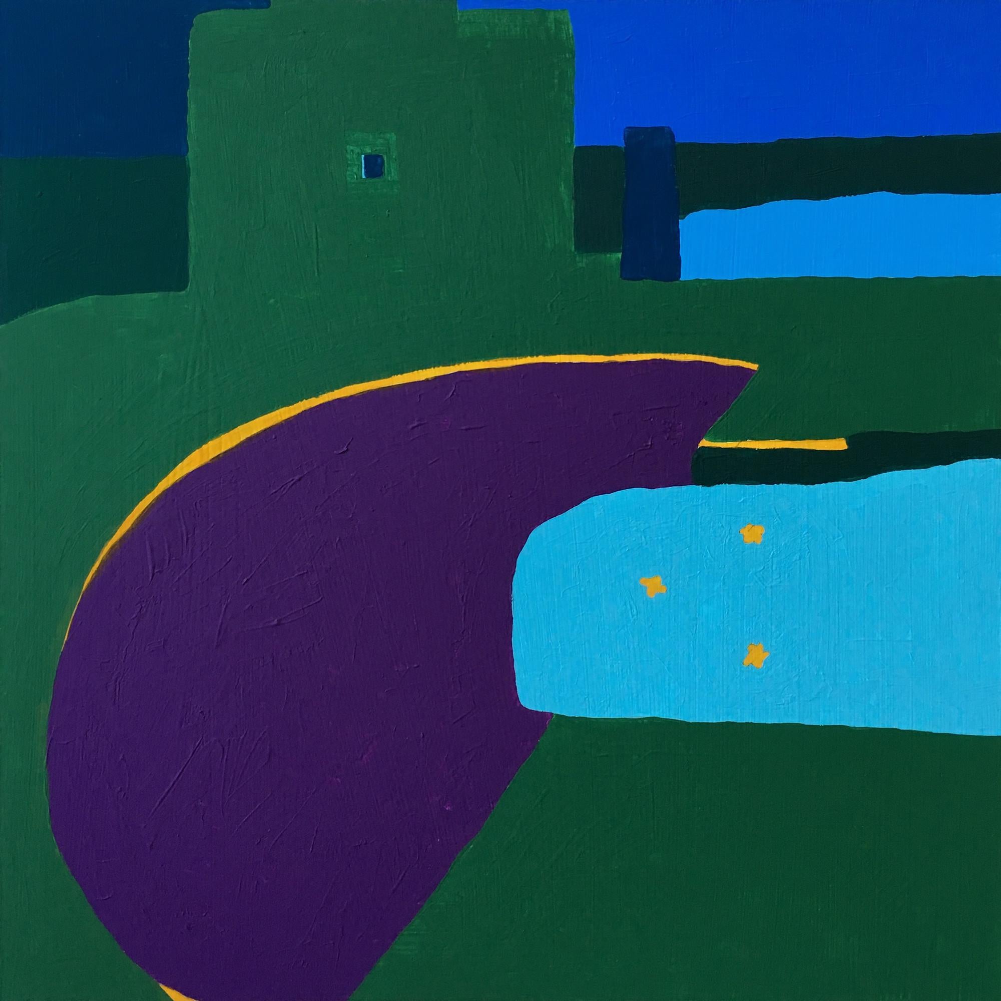 Barbara Marks - Recollection 126 (Stony Creek), earth tone abstract ...